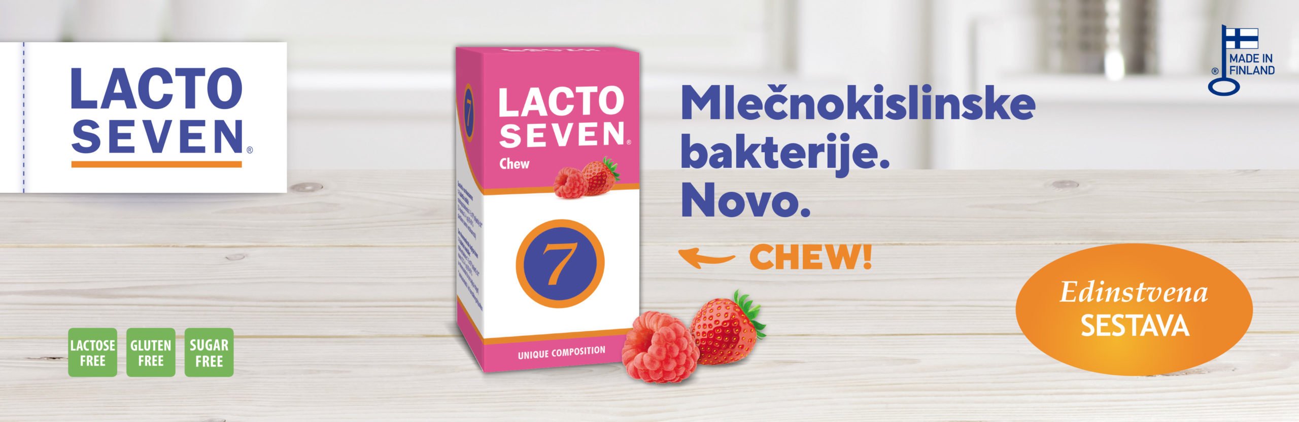 LACTO SEVEN mlečnokislinske bakterije – unikatna tekstura!